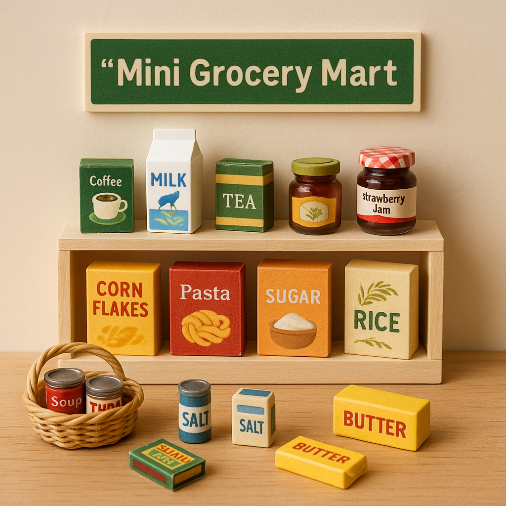 Mini Grocery Mart – MINIATURES SHOP